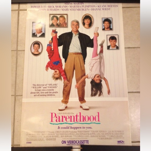 Art | Parenthood Movie Poster Steve Martin Poster Is From Video Store ...